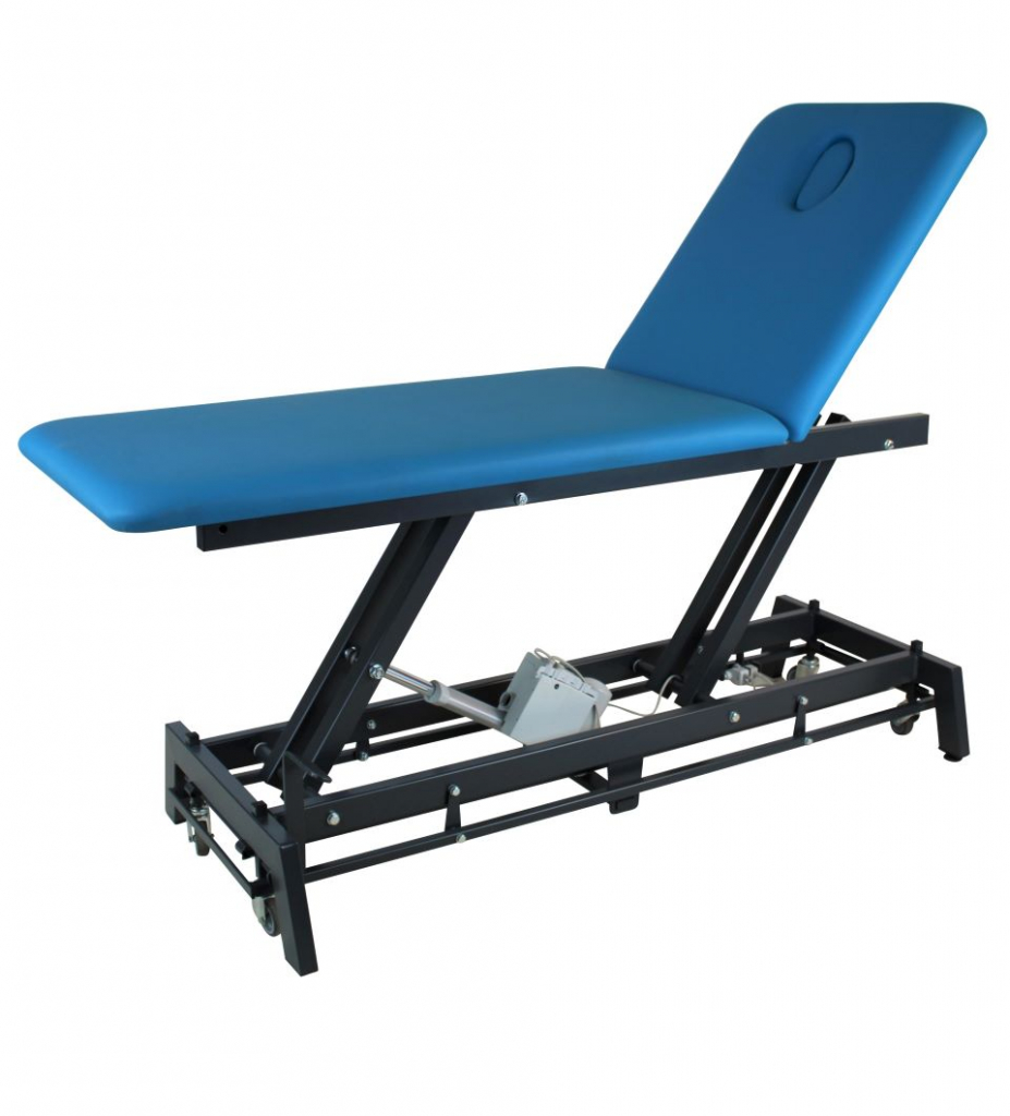 Table électrique 2 plans proclive avec cadre de commande et roulettes ...